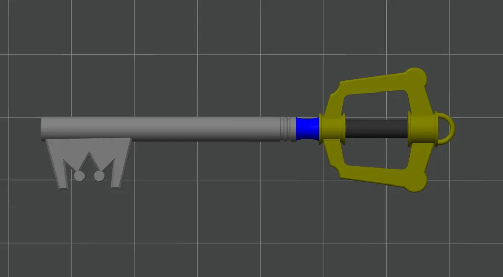 Kingdom Hearts Keyblade Keychain by CutterSTL MakerWorld: Download Free ...