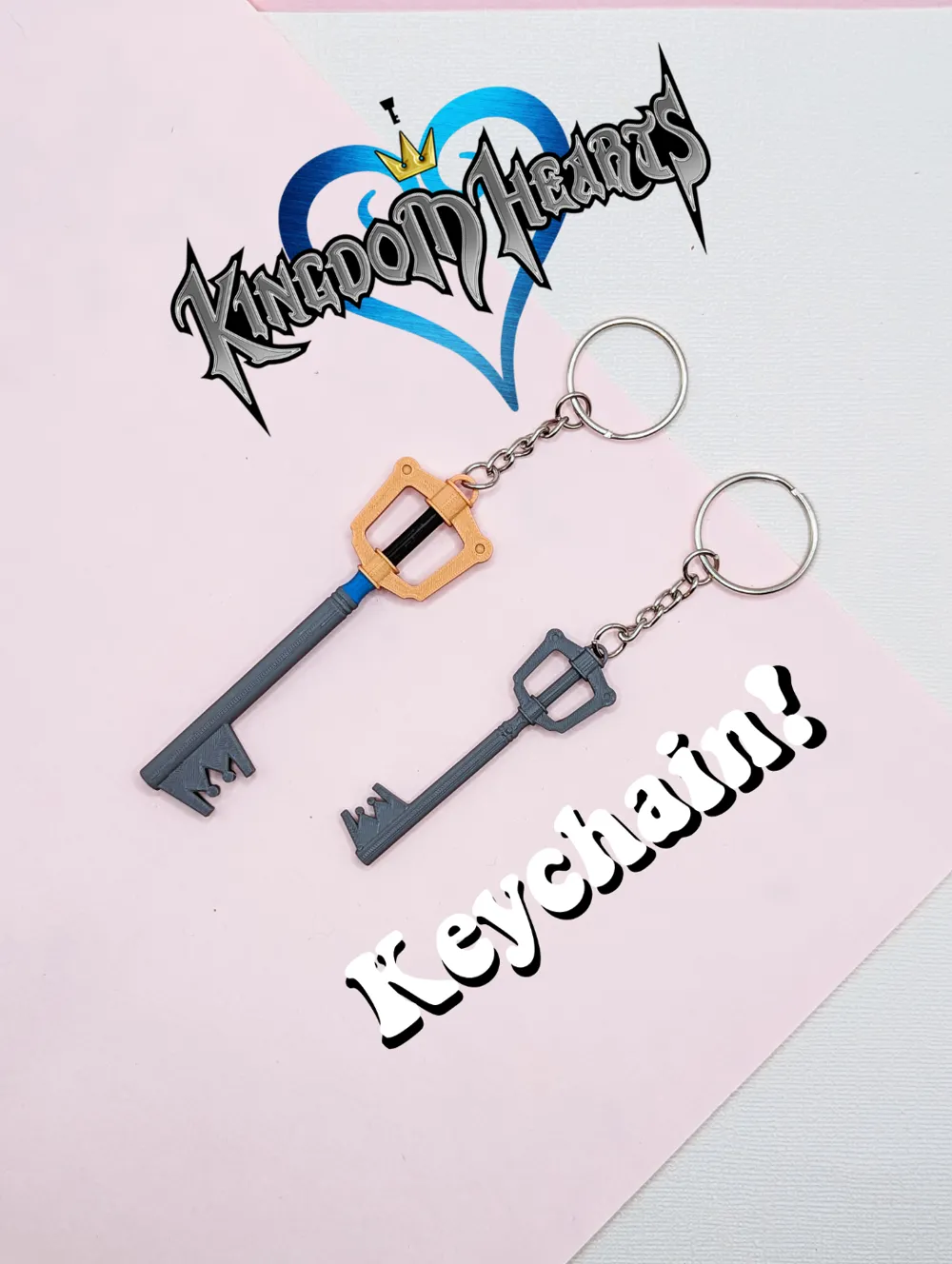 Kingdom Hearts Keyblade Keychain by CutterSTL MakerWorld: Download Free ...