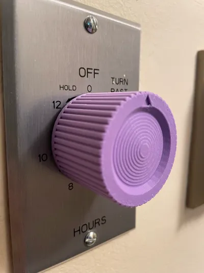 Attic Fan Timer Knob by bogie6953 - MakerWorld