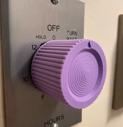 Attic Fan Timer Knob by bogie6953 - MakerWorld