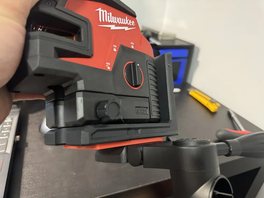 Milwaukee Laser Level Mount - Free 3D Print Model - MakerWorld