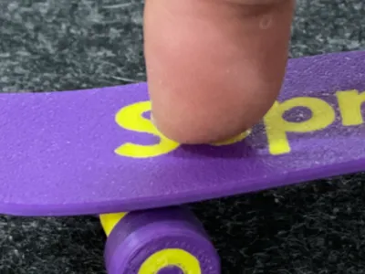 Mini Skateboard (rounded, keychain, remix) Remixed by marekzeman91 ...