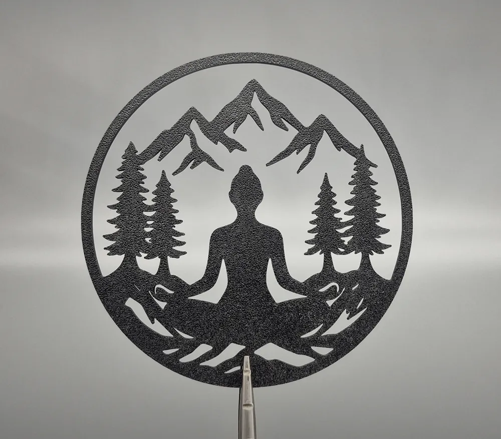 Meditation in Nature by 2D Wall Art MakerWorld: Download Free 3D Models