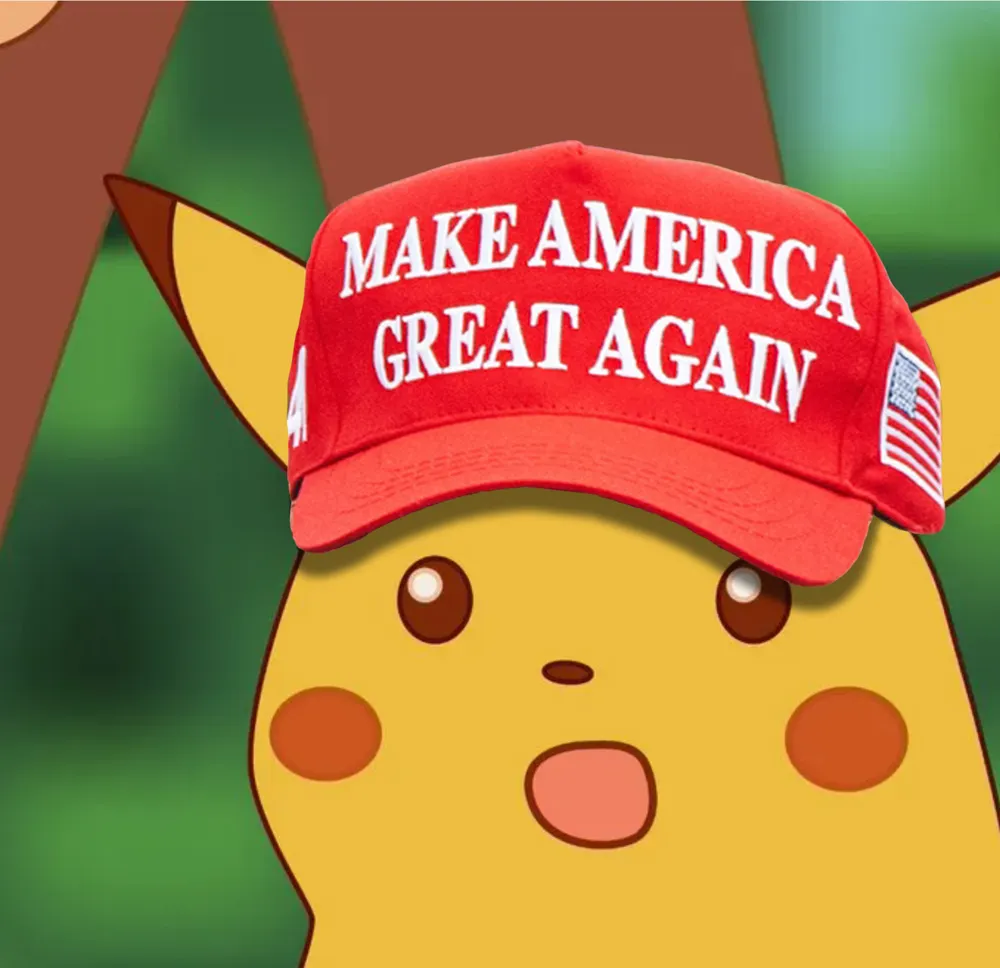 Pikachu Face MAGA by Cubby - MakerWorld