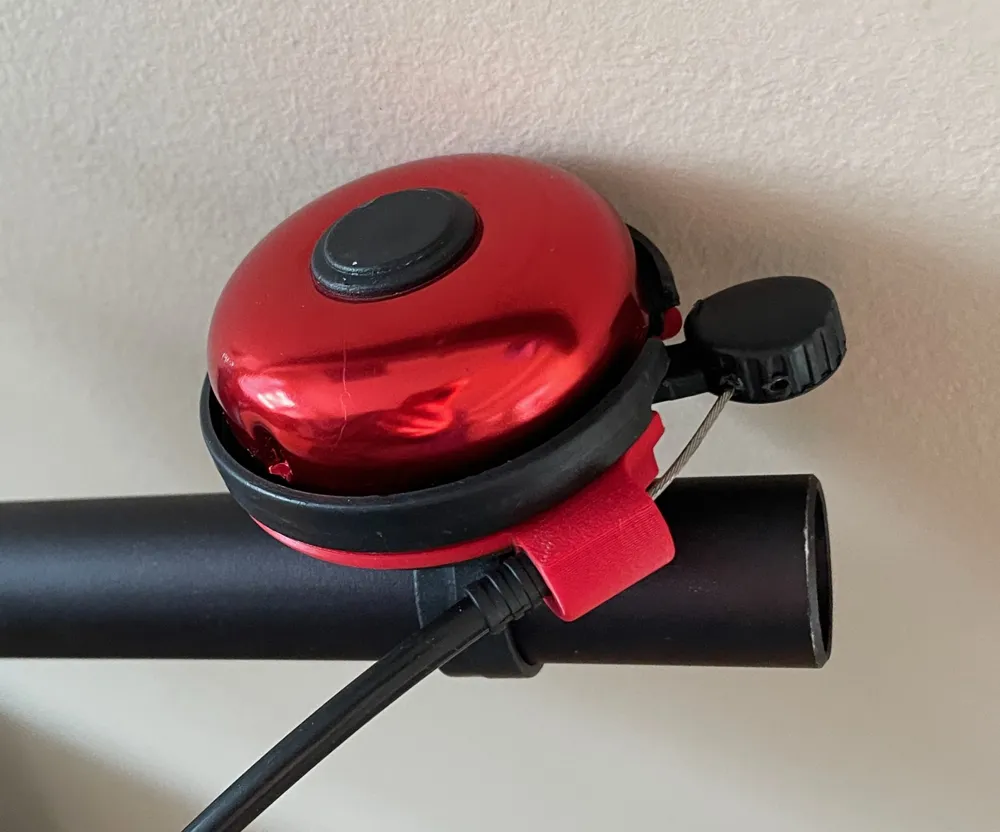 Bicycle bell cable remote adapter - Free 3D Print Model - MakerWorld