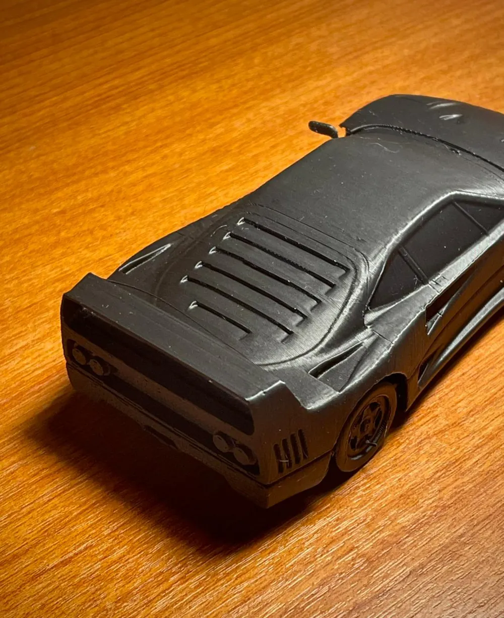 Ferrari F40 Negro Maradona A1 Mini por arien.studios MakerWorld: Descarga Modelos 3D Gratuitos
