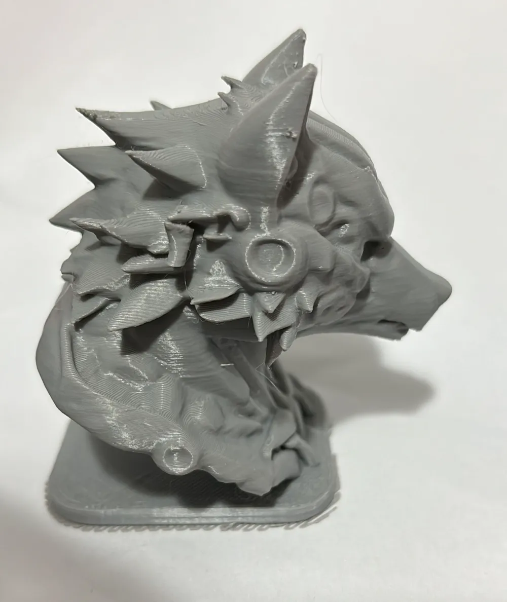 CyberWolf Head by orenlibaneMakerWorld: Download Free 3D Models