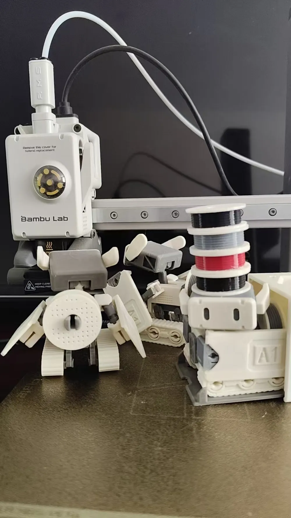 Cute Mech Zero Cub Bambu Lab A1 Cub Customizable Scenes Zero Cub Bambu ...