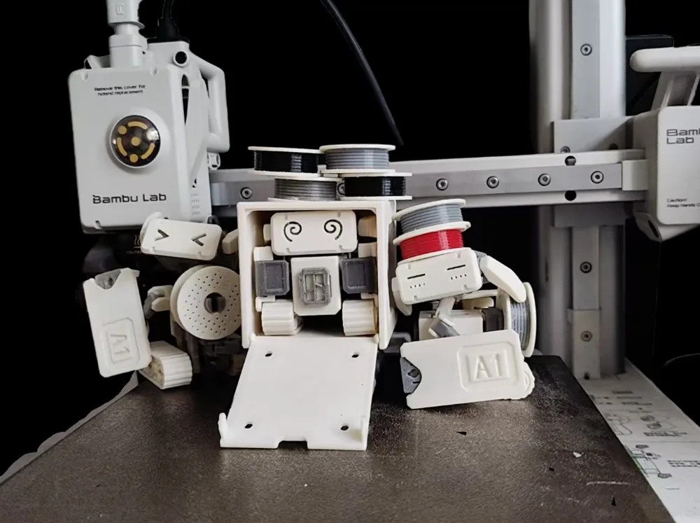 Cute Mech Zero Cub Bambu Lab A1 Cub Customizable Scenes Zero Cub Bambu ...