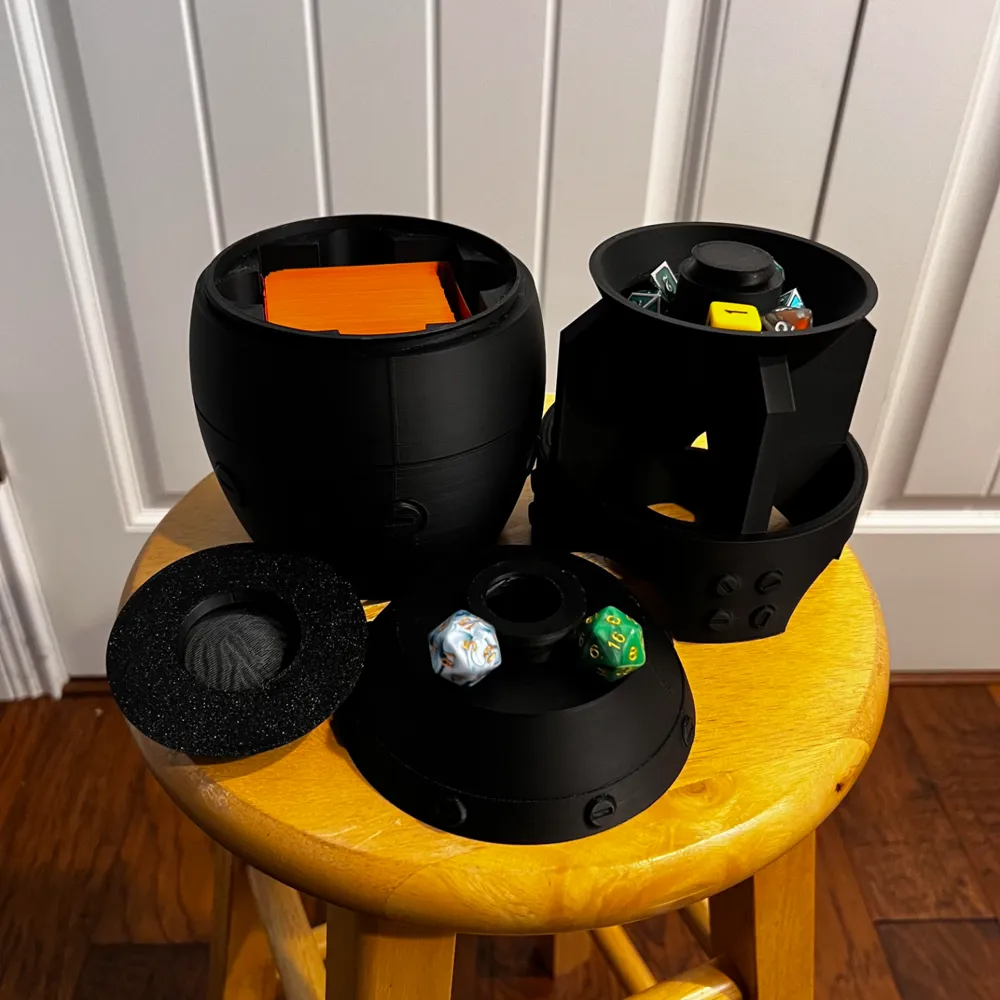 MTG Commander Deck Box Fallout Mini Nuke V2 by thatcaddad MakerWorld ...