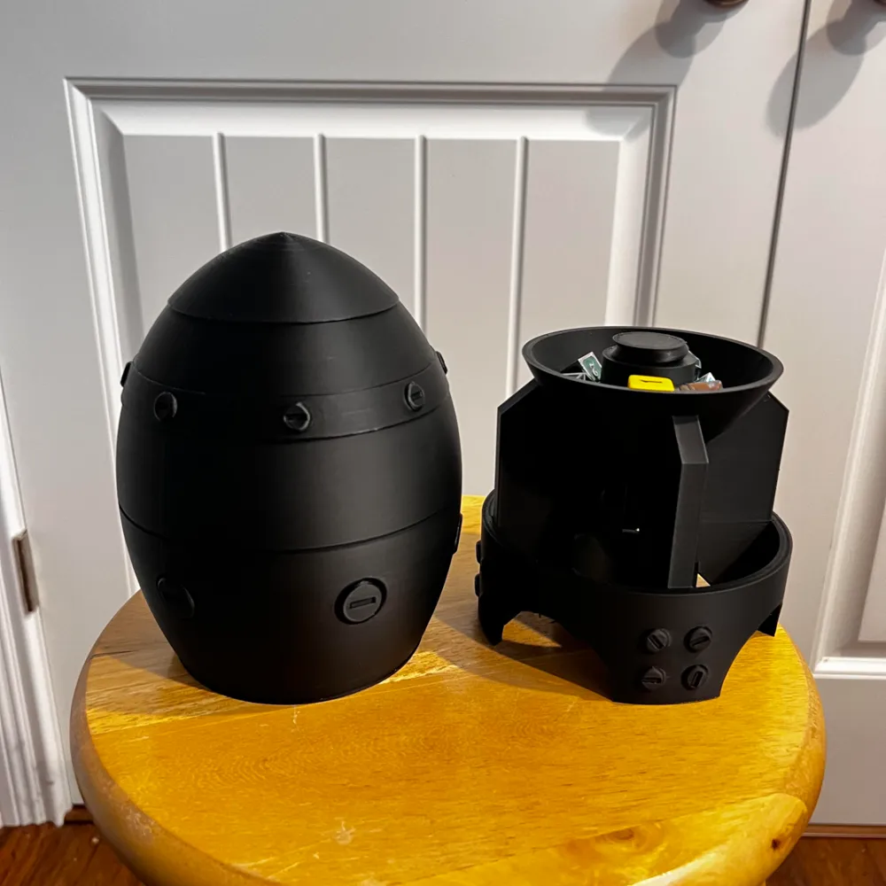 MTG Commander Deck Box Fallout Mini Nuke V2 - Free 3D Print Model ...