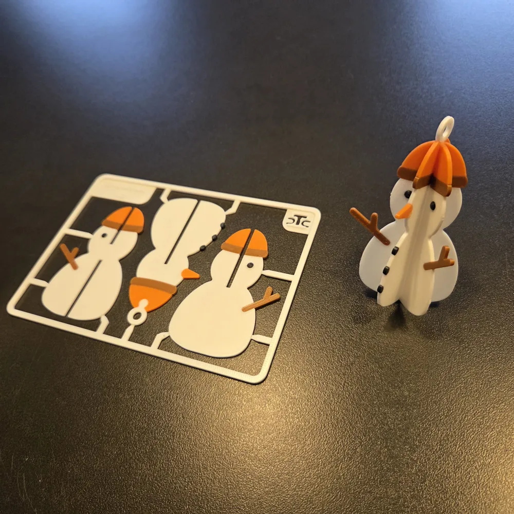 Snowman Kit-Card - Free 3D Print Model - MakerWorld