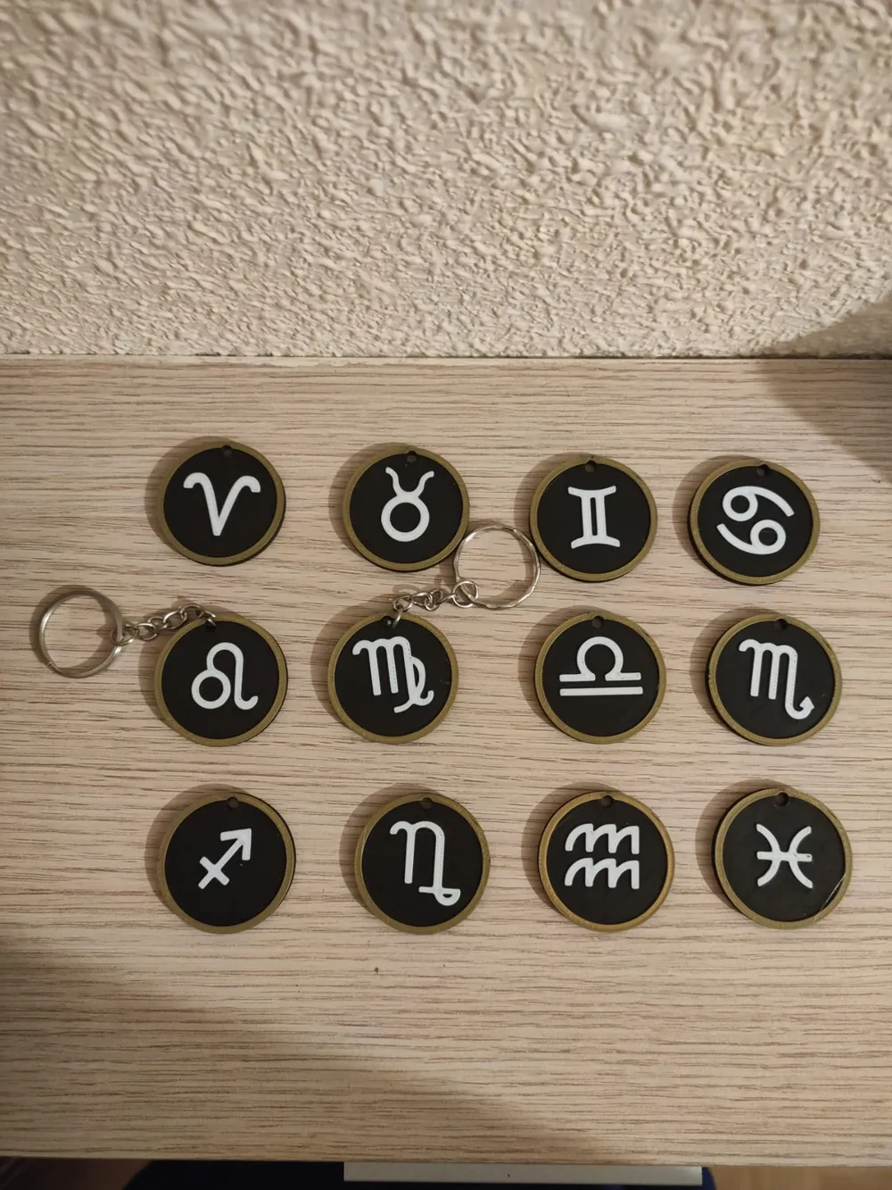 Zodiac Sign Keychains by Misticks MakerWorld: Download Free 3D Models