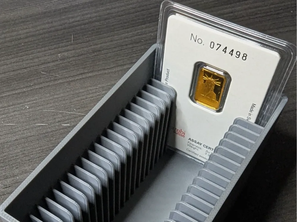 Gram Assay / TEP Card Storage Box (Holds 22) - Free 3D Print Model ...