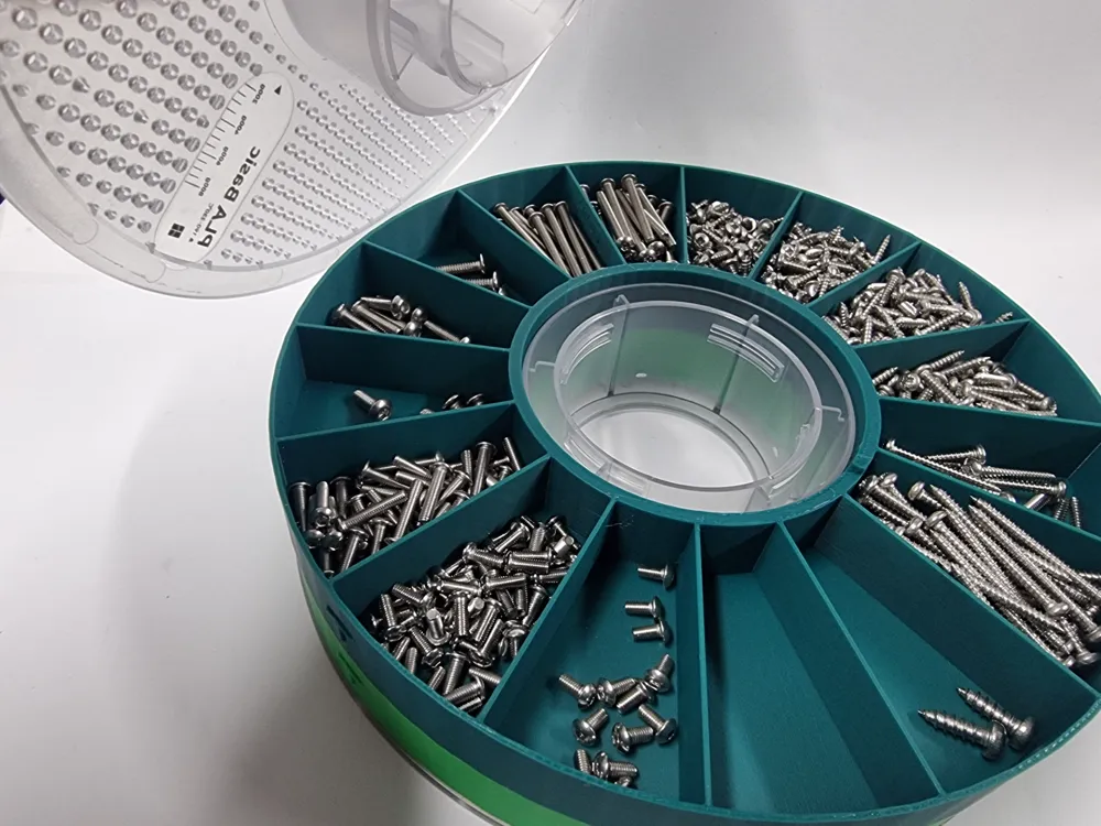 48 Compartment Storage Container - BambuLab re-usable spool Storage ...
