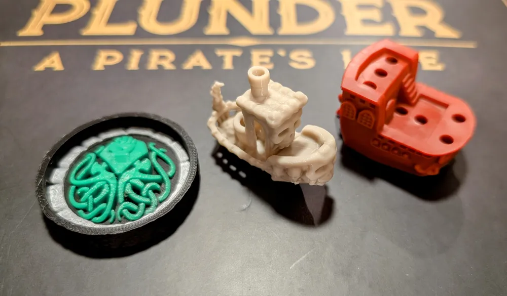 Accessory Pieces for Plunder: A Pirates Life - Free 3D Print Model ...