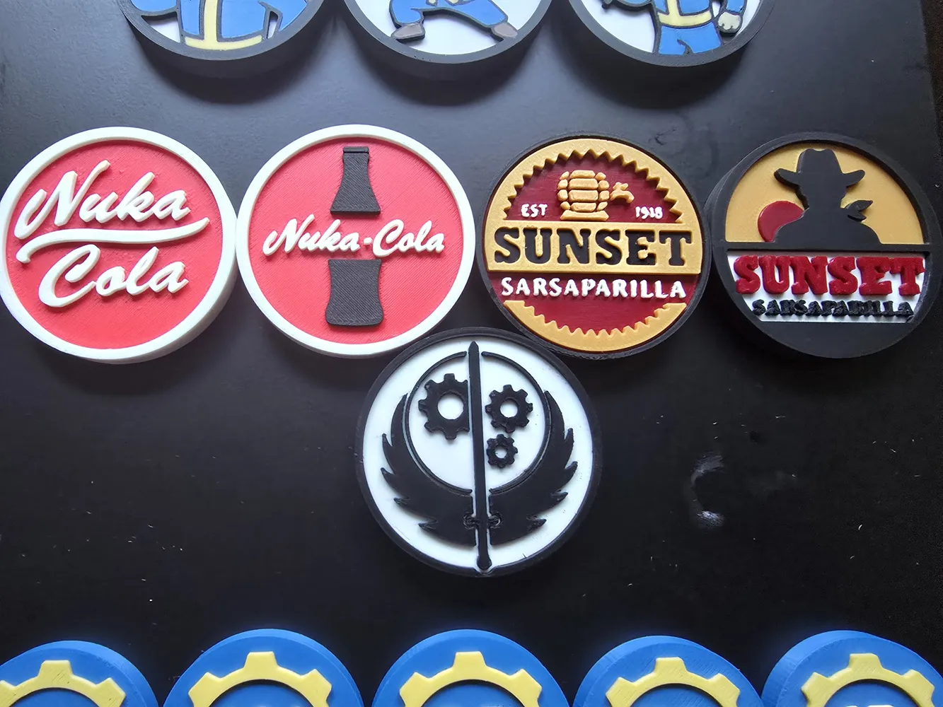 Fallout Magnets - Free 3D Print Model - MakerWorld