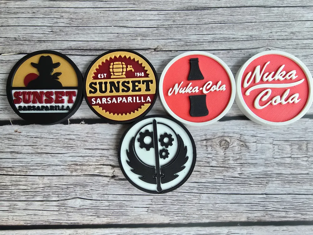 Fallout Magnets - Free 3D Print Model - MakerWorld