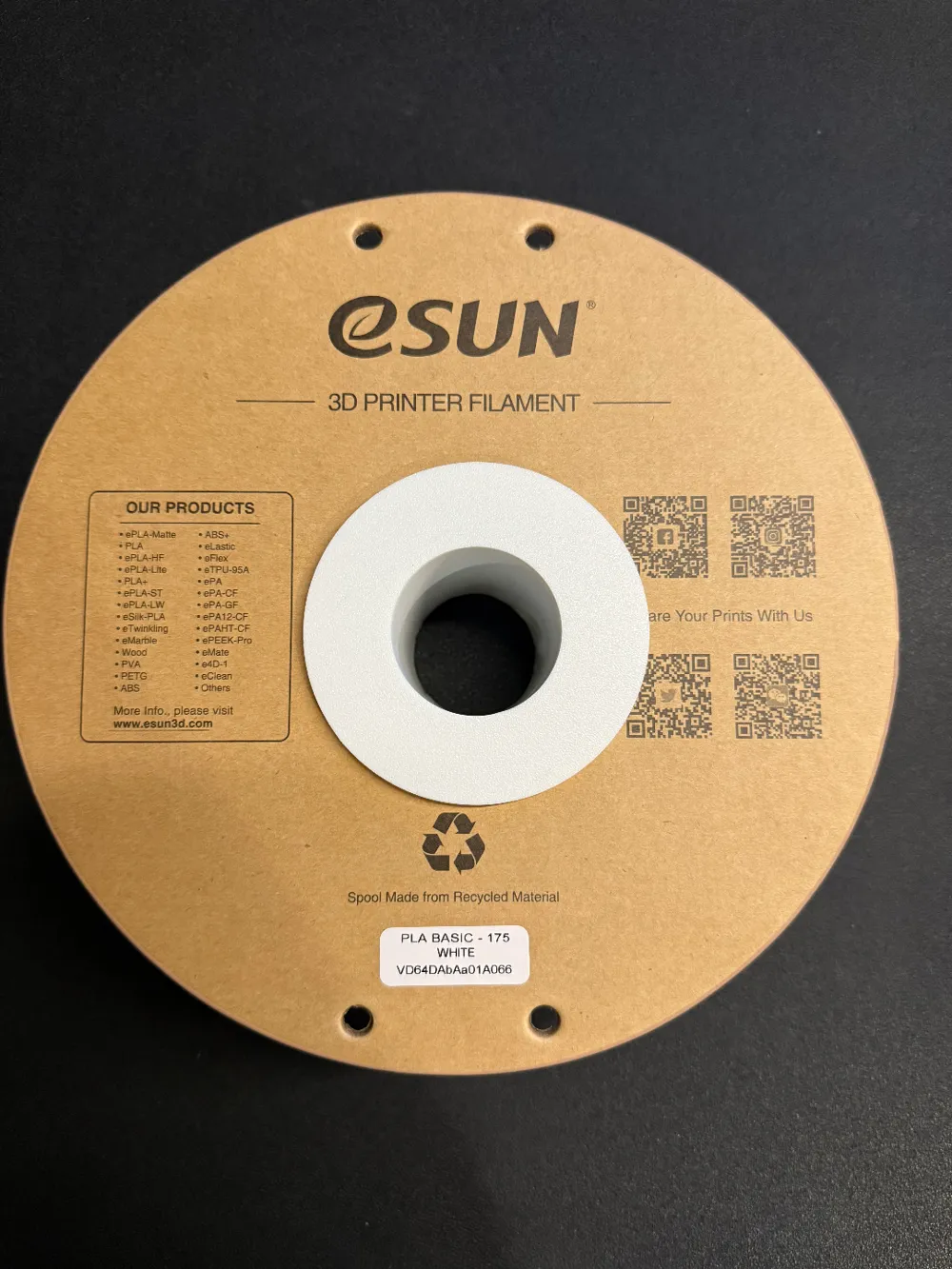 eSun / Sunlu Spool Holder Adapter / Filament spool by Sinue MakerWorld ...
