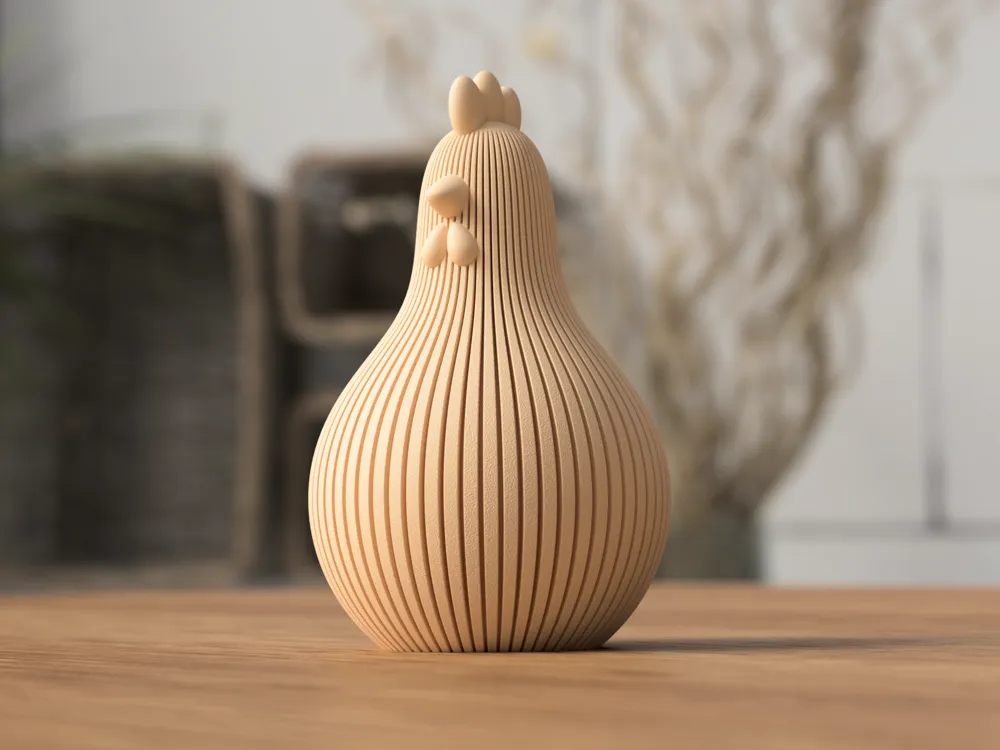 Easter Chicken - Free 3D Print Model - MakerWorld