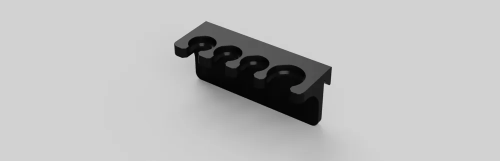 French cleat holder for plastic chisels by alejepa - MakerWorld