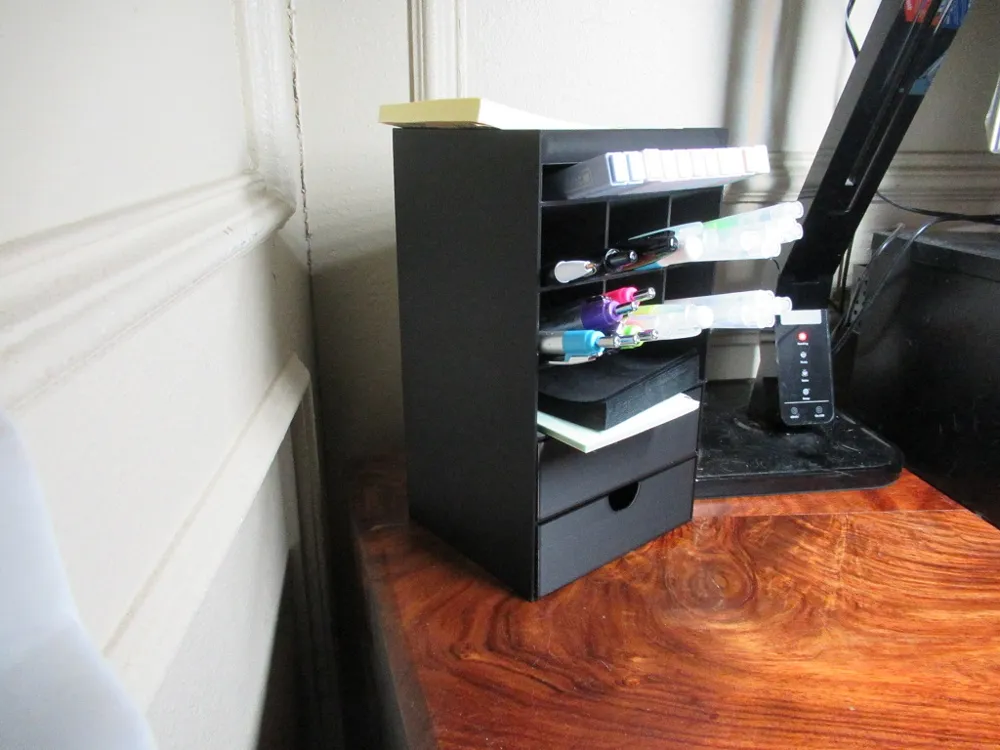 Desk Organizer - small footprint by GrandpaRoy - MakerWorld