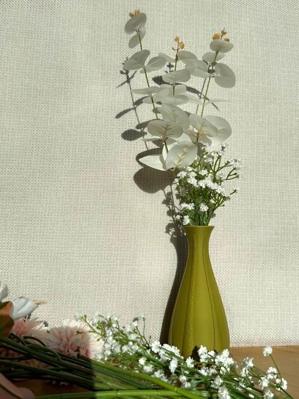 Simple Fuzzy Pattern Striped Vase (Multi-texture) by S&J Makes - MakerWorld