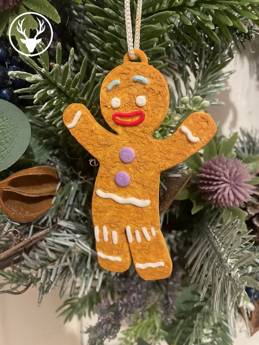 Gingy Christmas Tree Decoration - Free 3D Print Model - MakerWorld