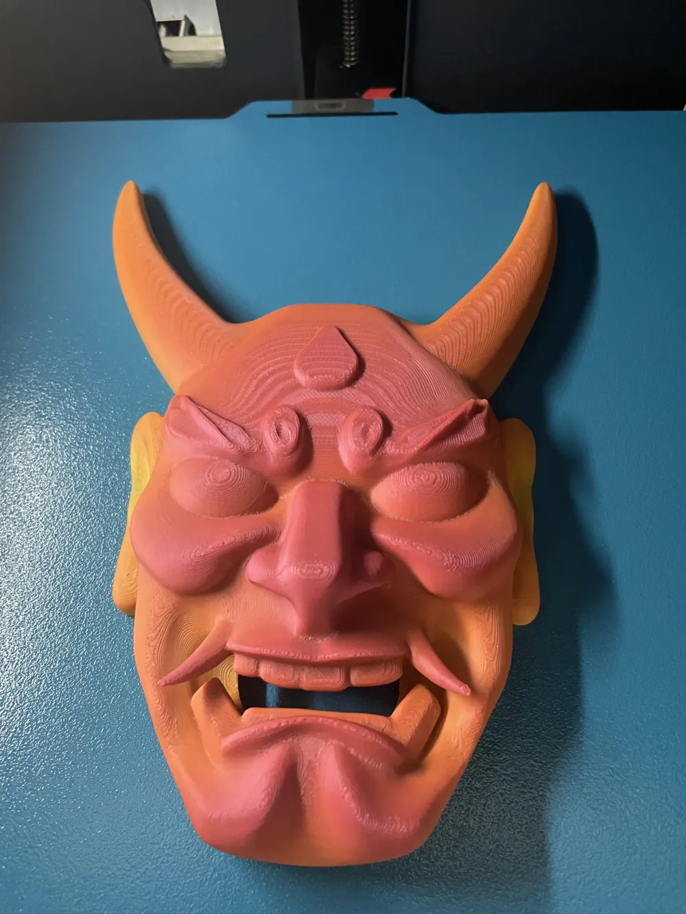Oni Warding Mask - Free 3D Print Model - MakerWorld