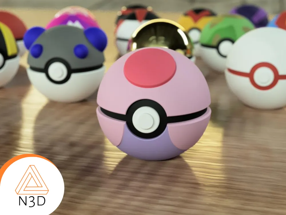 Dream Ball - Pokemon Pokeball Collection by N3D - MakerWorld