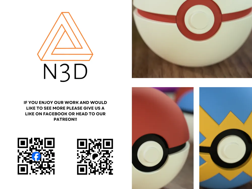 Dream Ball - Pokemon Pokeball Collection by N3D - MakerWorld