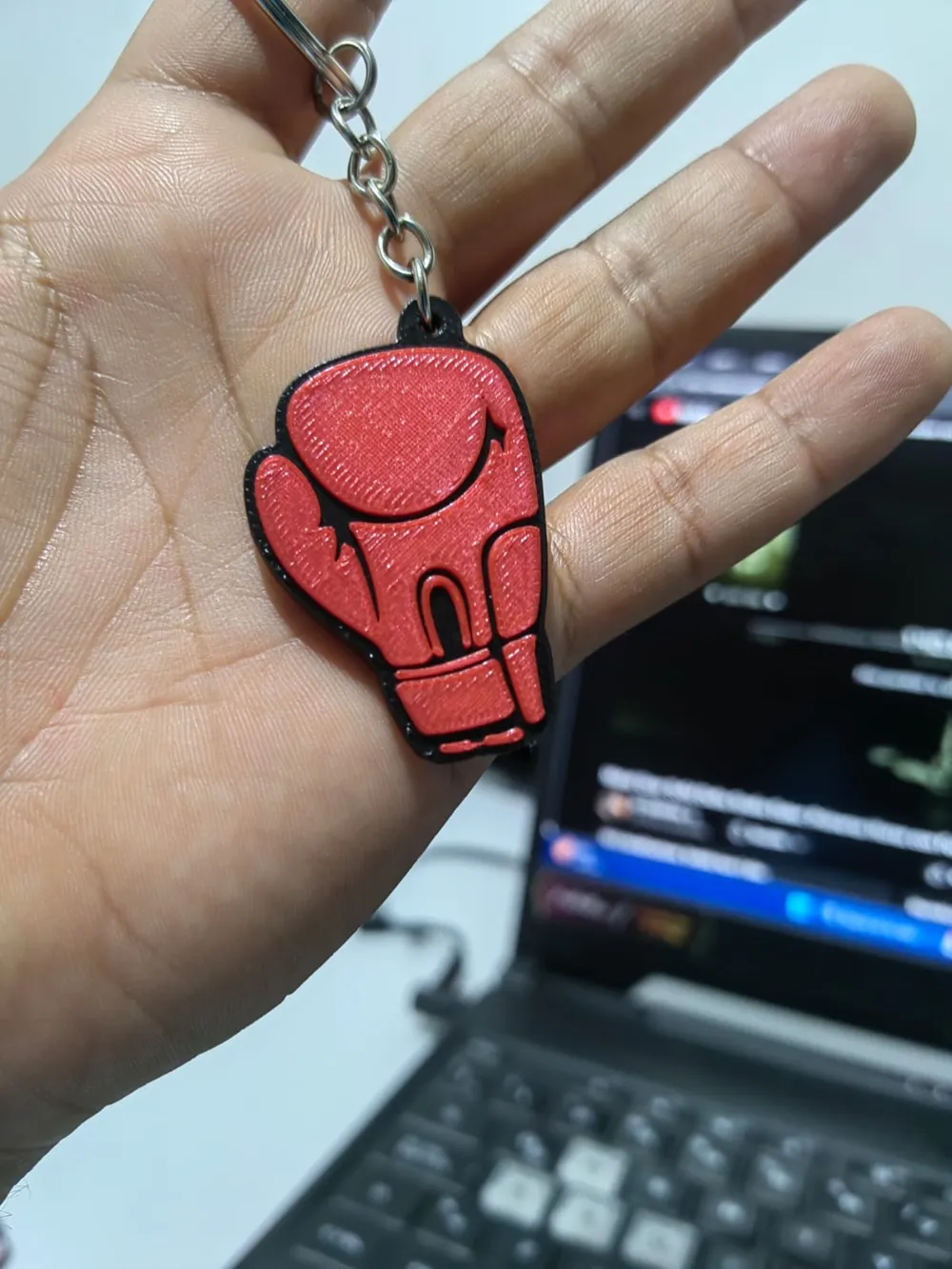boxing glove keychain - Free 3D Print Model - MakerWorld