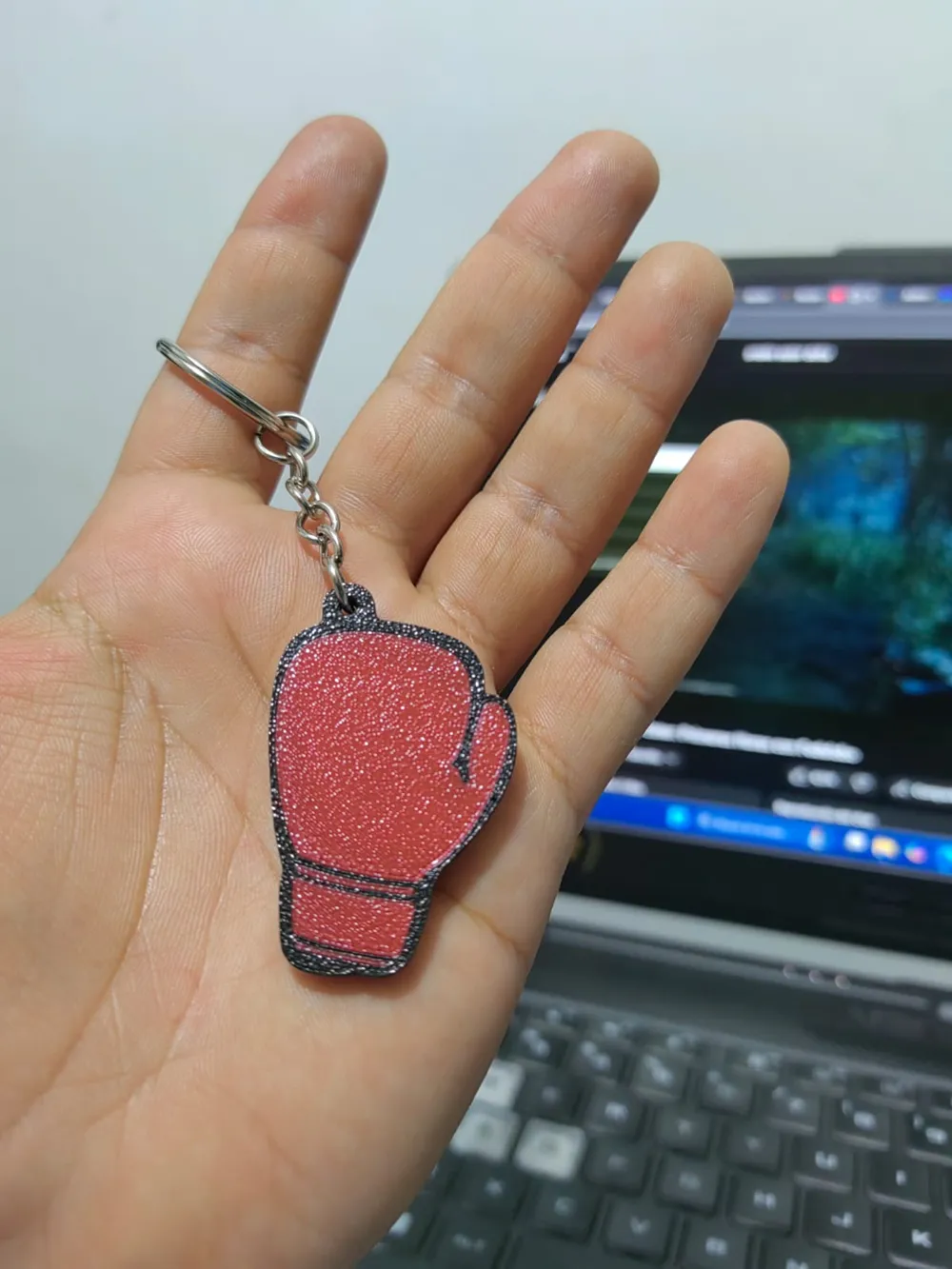 boxing glove keychain - Free 3D Print Model - MakerWorld