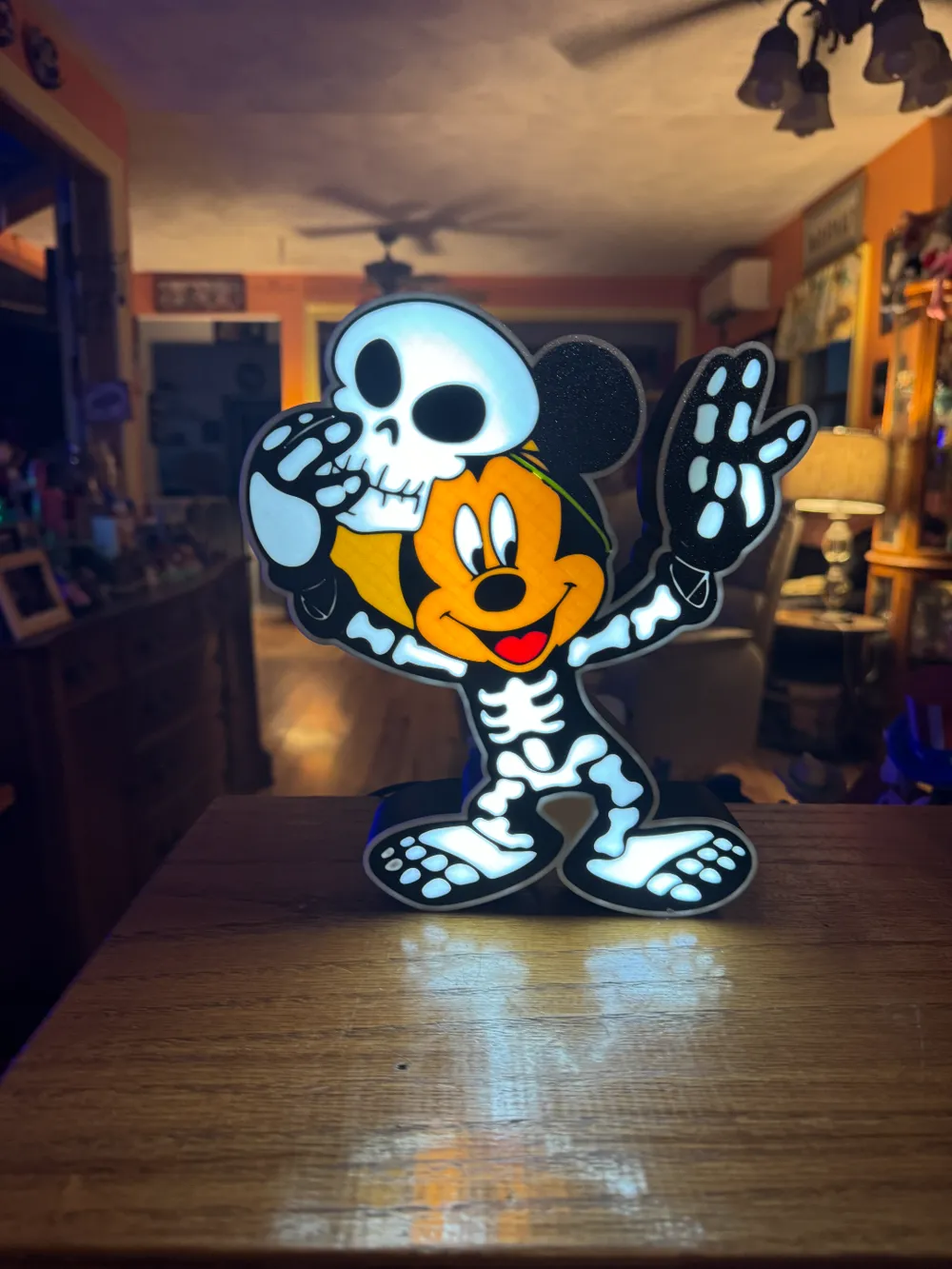 MIckey Skeleton Costume Lightbox by photosbyd386 - MakerWorld