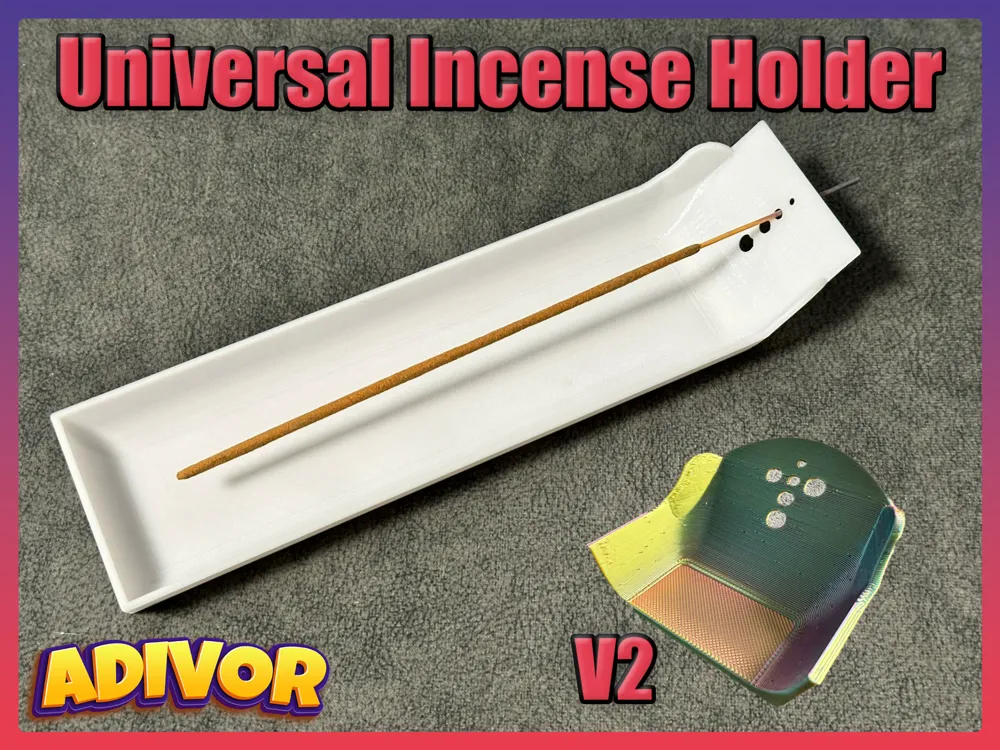 Universal Incense Holder by Adivor - MakerWorld