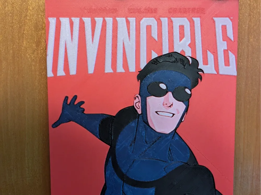 Invincible Wall Art by DeathbyX MakerWorld: Download Free 3D Models