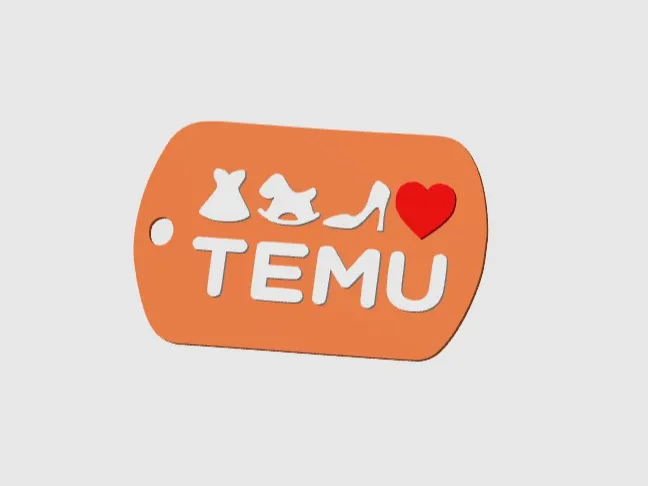 TEMU dog tag, Valentine's day edition by MasterPlumbHer - MakerWorld