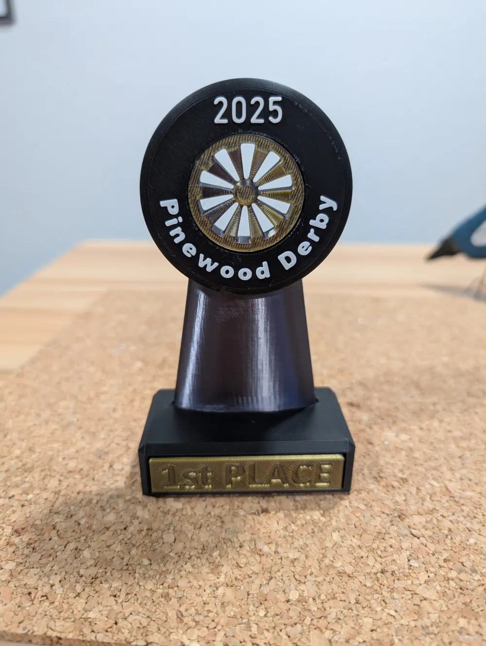 Pinewood Derby Trophy Set - Free 3D Print Model - MakerWorld