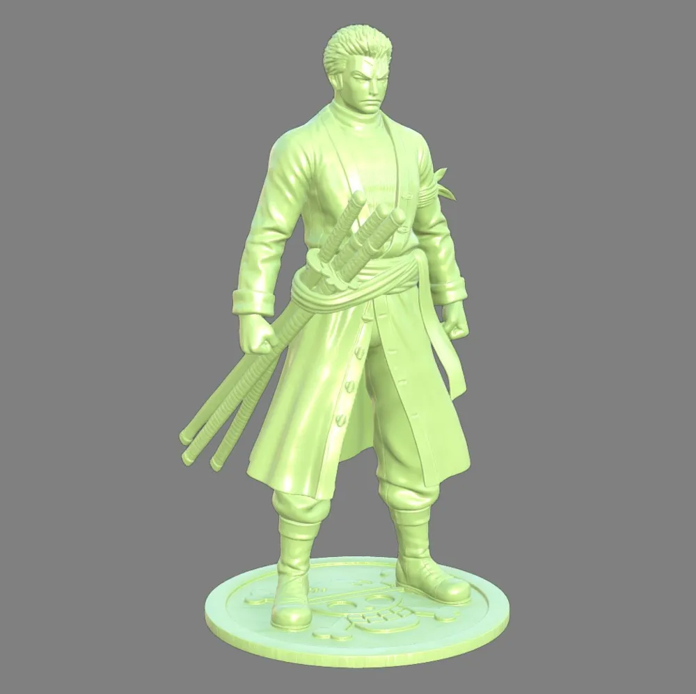 Roronoa Zoro (One Piece) - Free 3D Print Model - MakerWorld