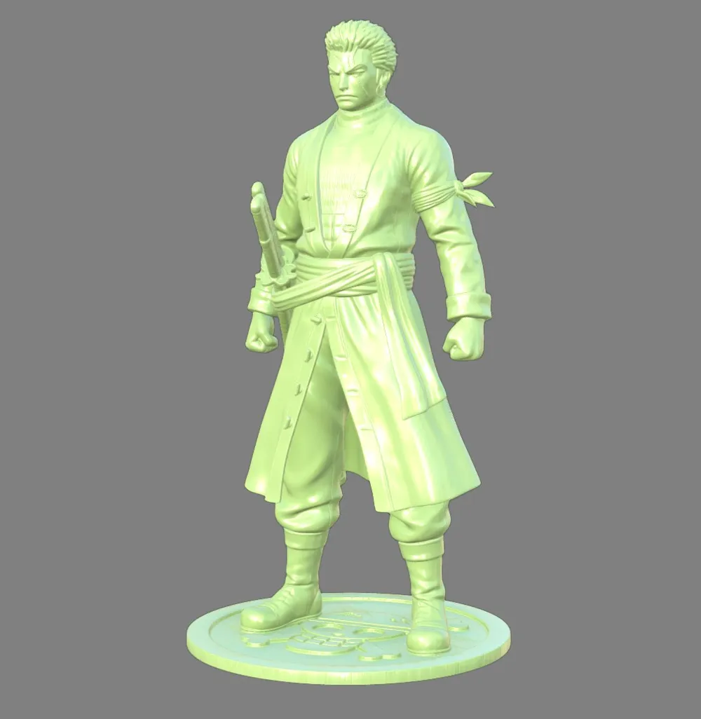 Roronoa Zoro (One Piece) - Free 3D Print Model - MakerWorld