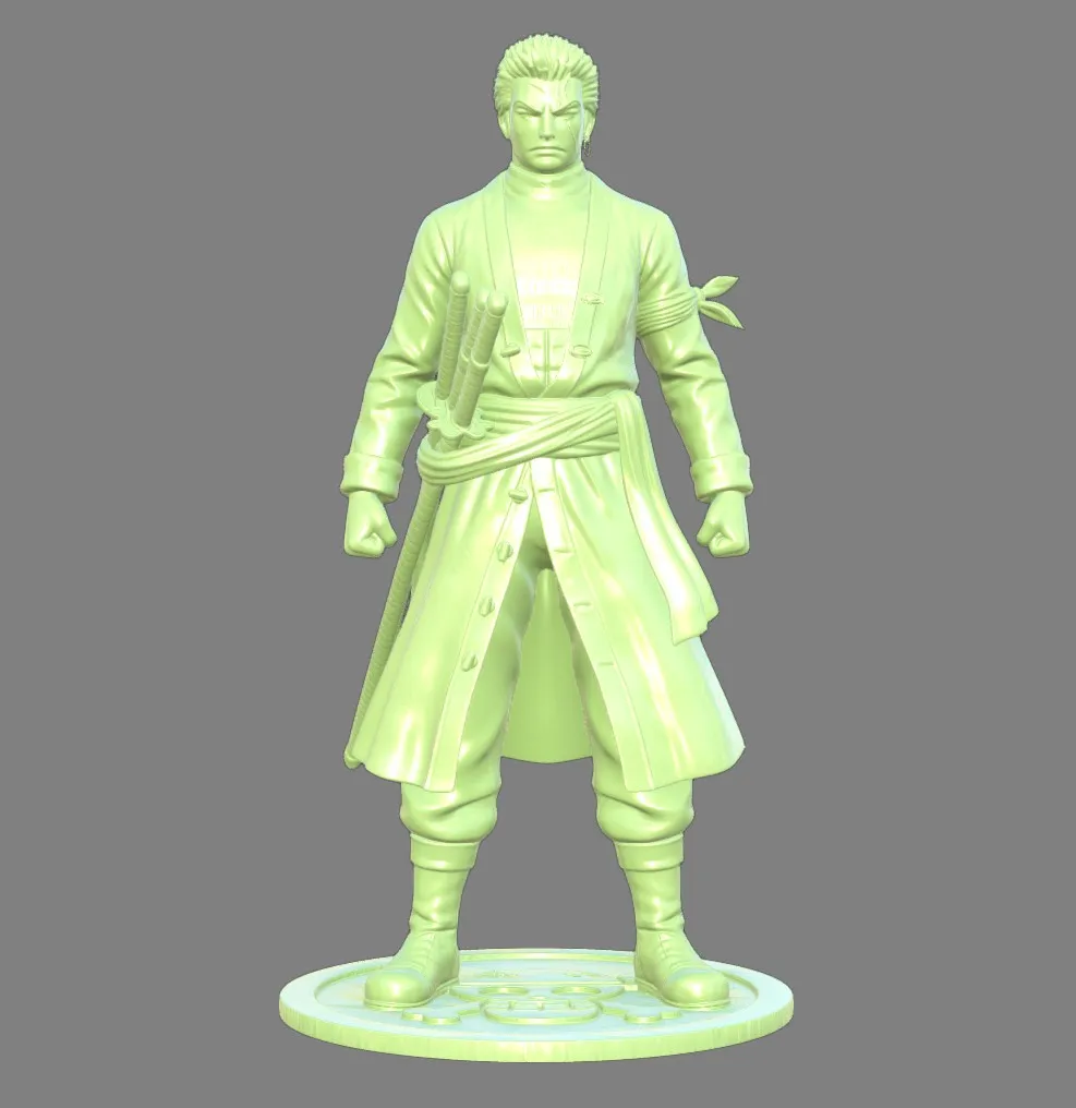 Roronoa Zoro (One Piece) - Free 3D Print Model - MakerWorld