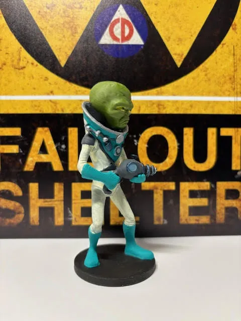 Alien Invader - Fallout 4 Inspired - Free 3D Print Model - MakerWorld