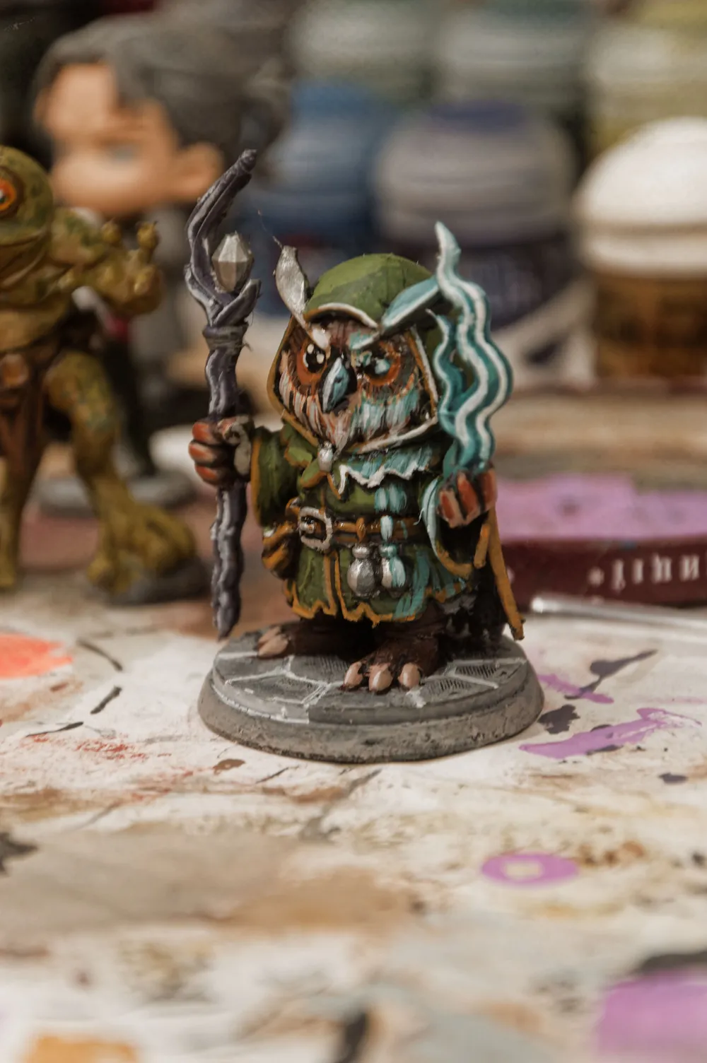 Owl Wizard Miniature – DND Fantasy 3D Print by Redsing_ART MakerWorld ...