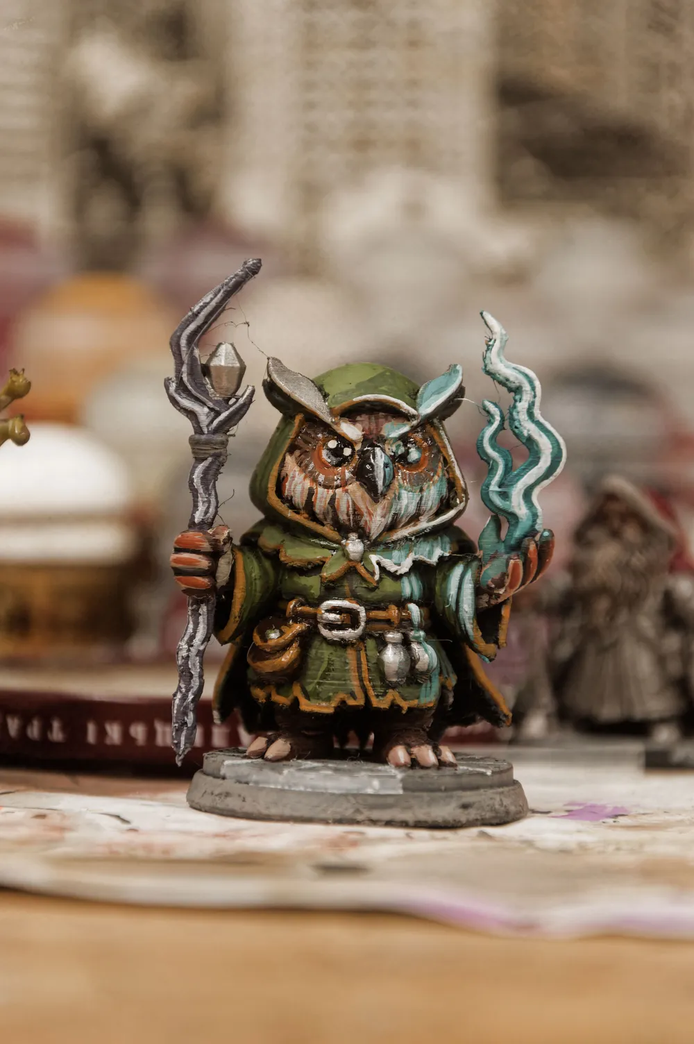 Owl Wizard Miniature – DND Fantasy 3D Print by Redsing_ART MakerWorld ...