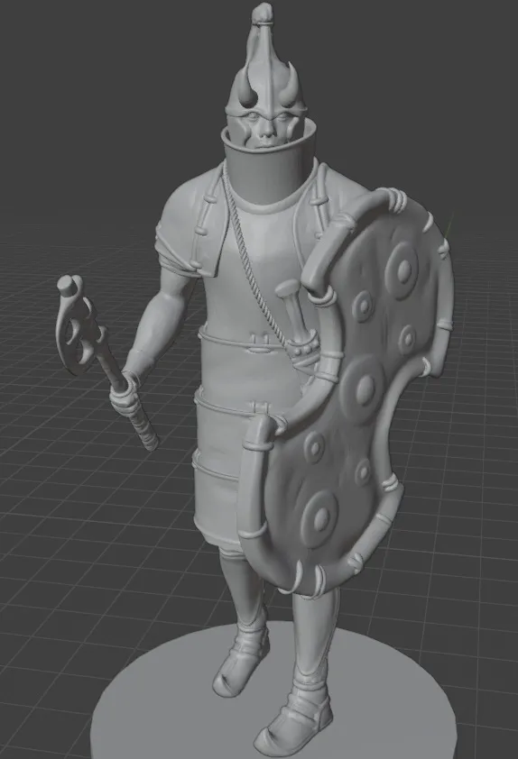 Ancient greek warrior in dendra armor - Free 3D Print Model - MakerWorld