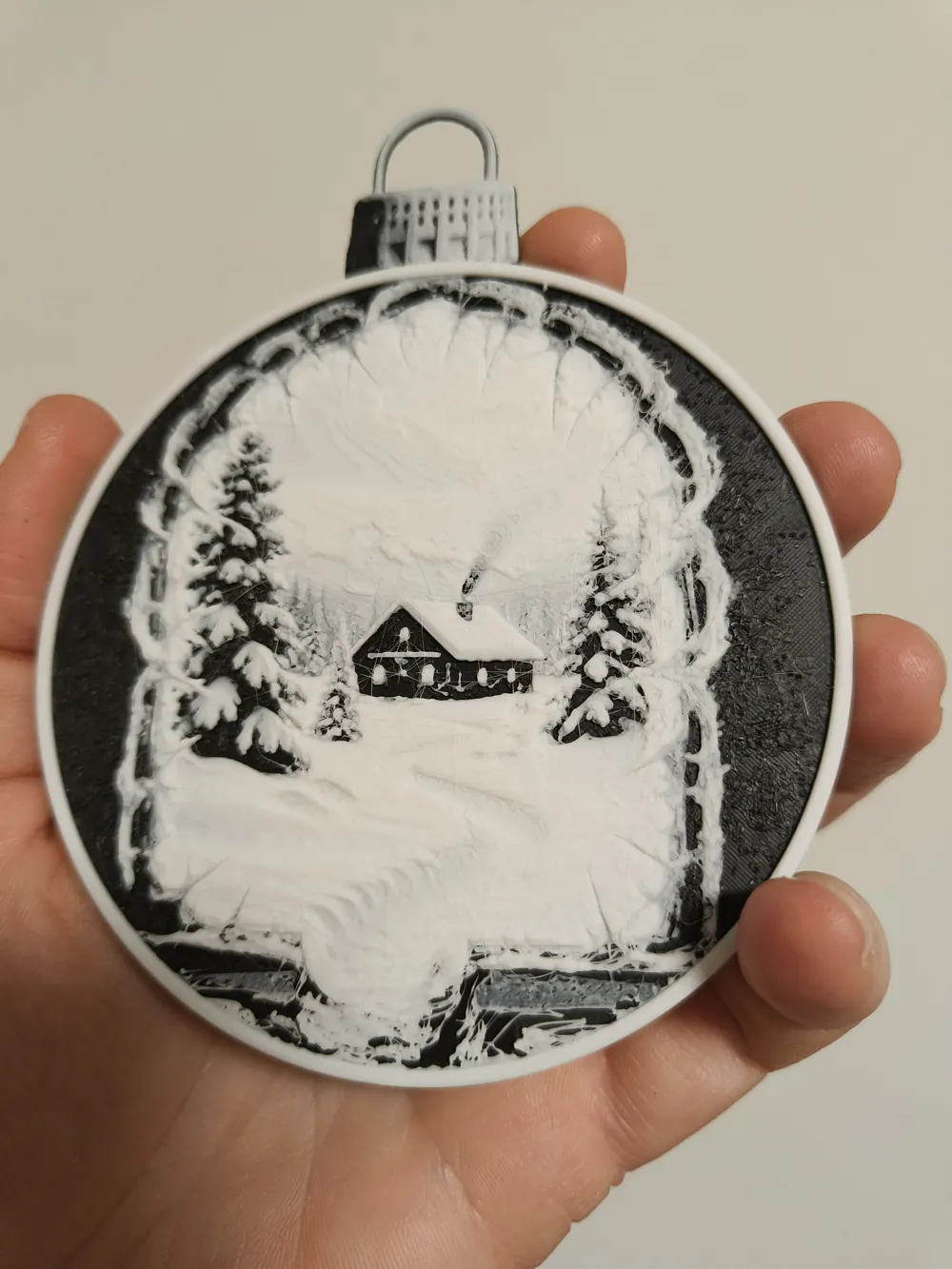 Christmas Winter Gateway | HueForge - Free 3D Print Model - MakerWorld