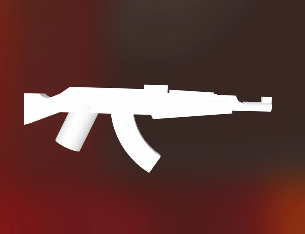 ak47 per omini mattoncini by AlbertoJC - MakerWorld