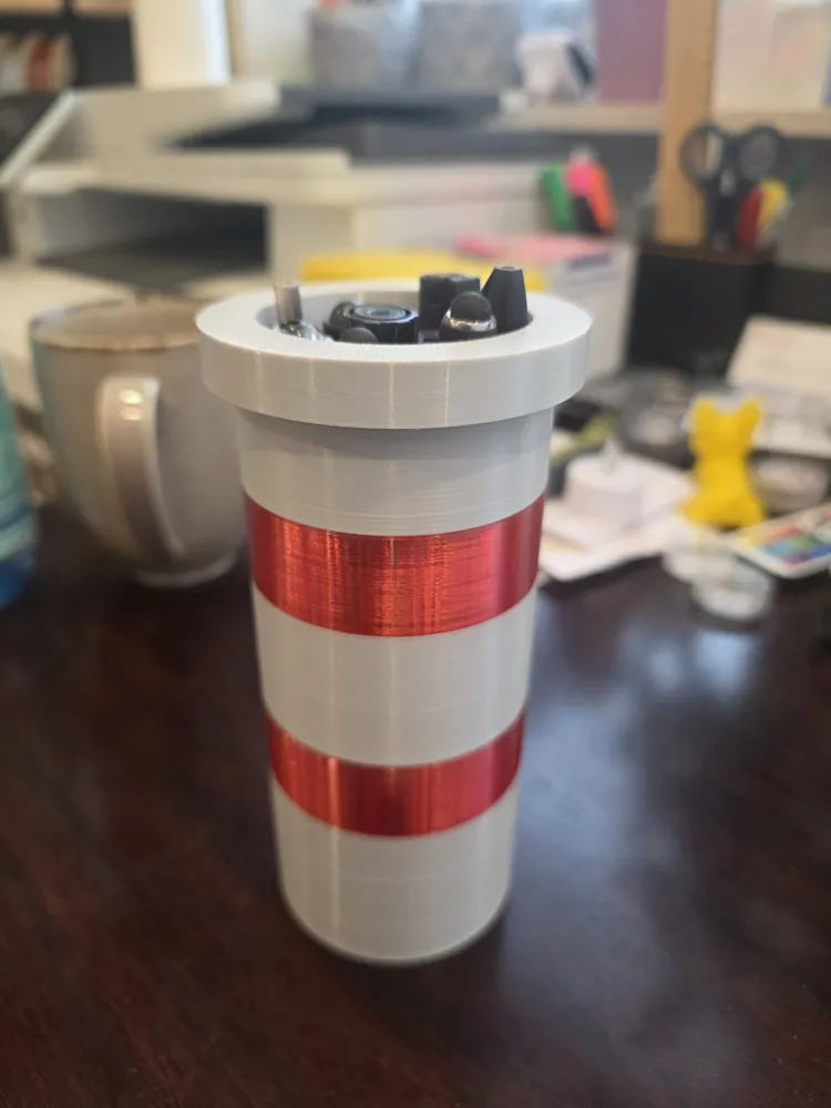 Speed Camera Pillar - Pen Holder - Free 3D Print Model - MakerWorld