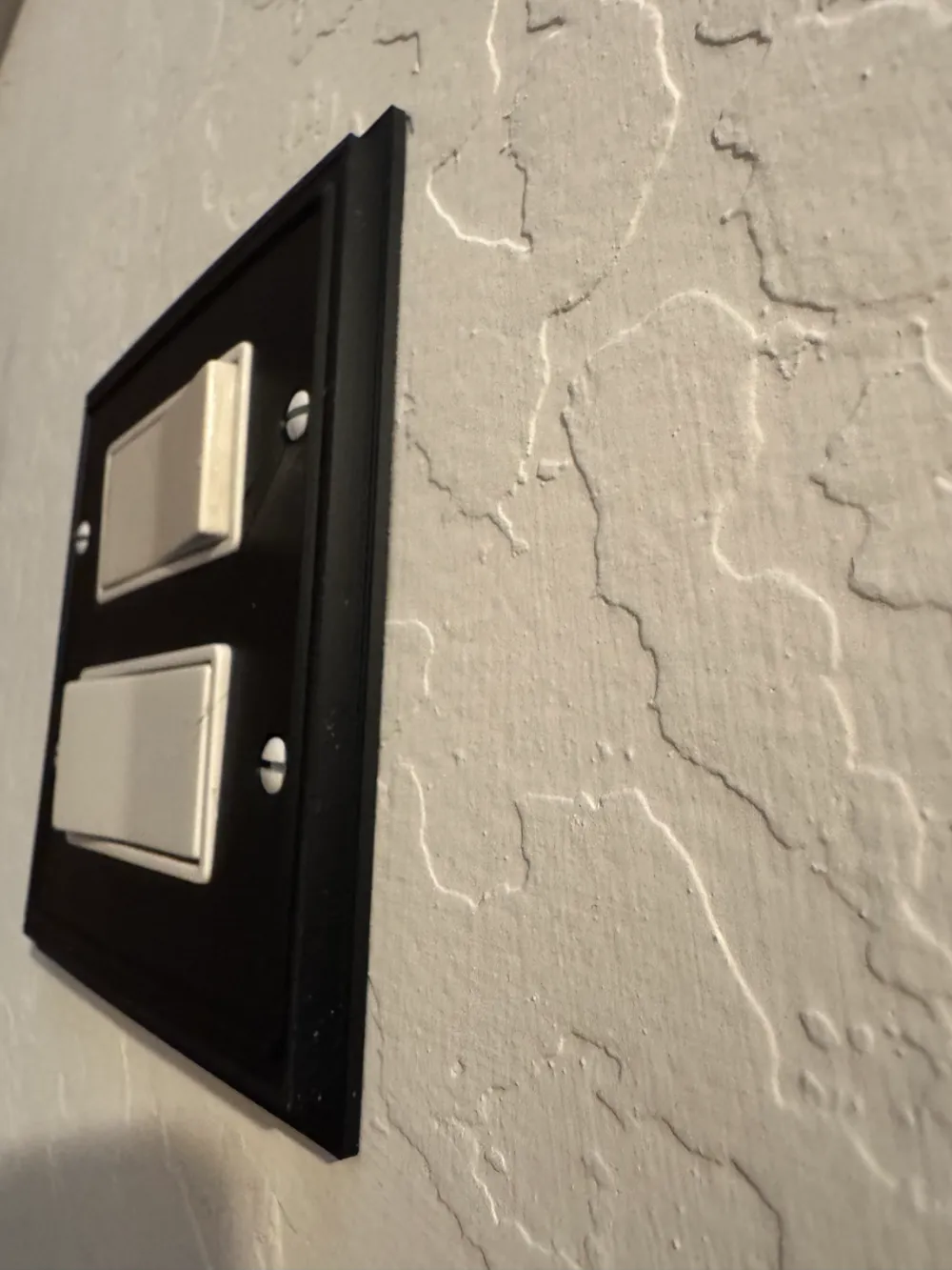 KDS 2 Rocker Switch plate cover w/ crown molding by KensDigiShop ...