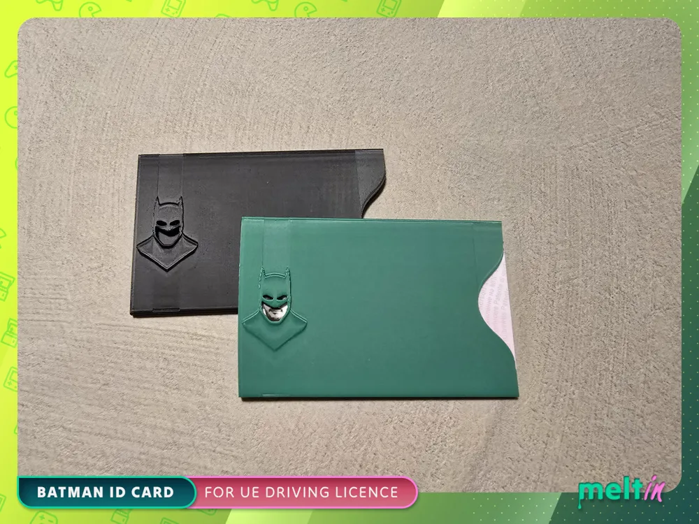 Batman ID, UE Driving Licence (different measures) by MeltIn - MakerWorld